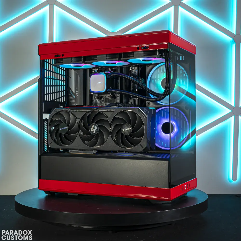 hyte-y40-case-red-paradox-customs | Paradox Customs